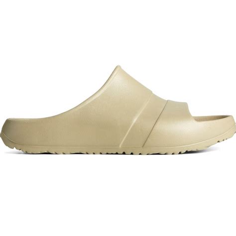 Sperry Float Slide Taupe Mens Contoured Sliders Mens From North