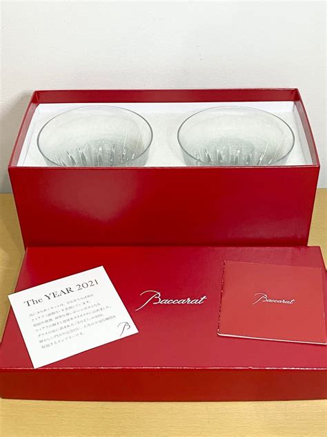 Yahooオークション バカラ Baccarat ロックグラス ペアグラス タン