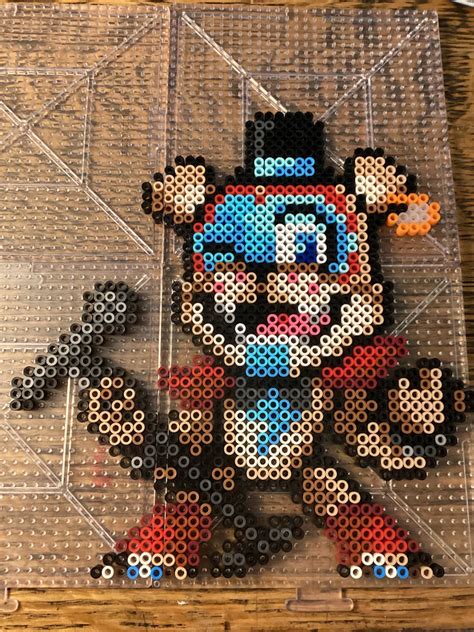 Glam Rock Freddy Perler Bead By Iperler On Deviantart