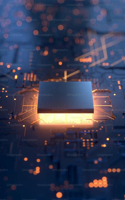 Central Computer Processors Cpu Concept 3d Renderingconceptual Image Photo Data Image On