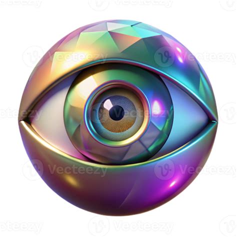 Iridescent Eye Render Abstract Background Image 55551508 Png