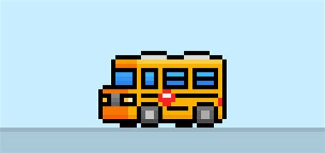 How To Make A Pixel Art Bus Mega Voxels