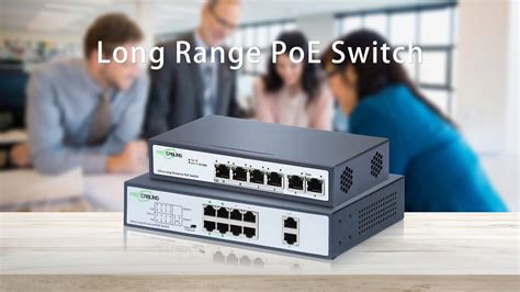 Port Long Range PoE Switch FASTCABLING