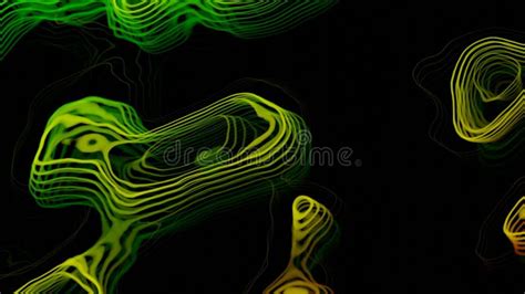 Abstract Background With Animated Circular Motion Animation Of Seamless Loop Stock Video