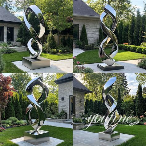 Grande Sculpture De Jardin Abstraite Youfine