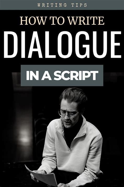 How To Write Dialogue In A Script Tips For Screenwriters Artofit