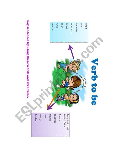 Speaking Verb To Be Esl Worksheet By Gabbyrz13