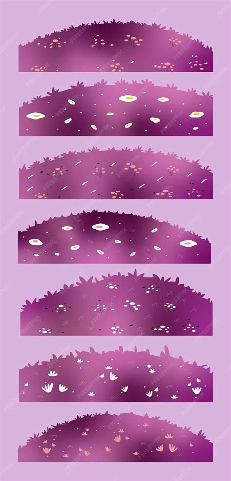 Premium Vector Grass Set Elements Vector Illustration