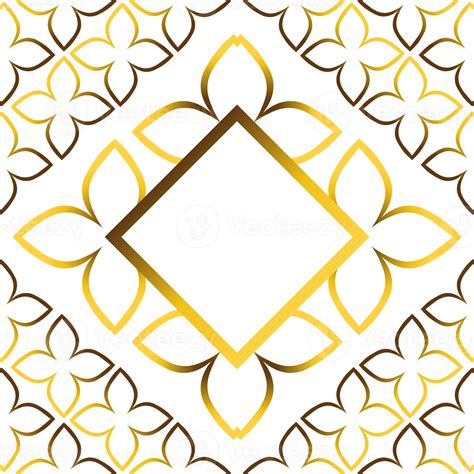 Abstract Black Background With Golden Floral Ornament 18867325 Png