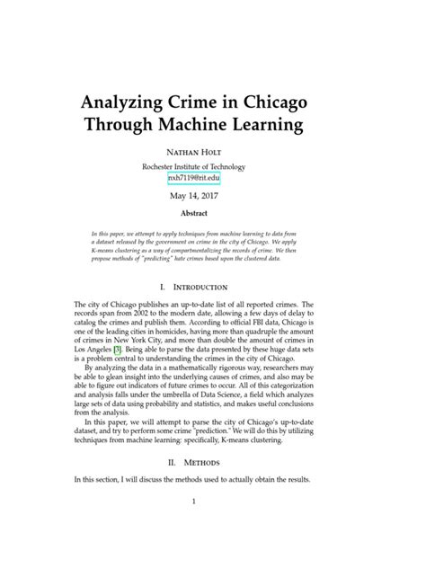Applying K Means Clustering And Machine Learning Techniques To Predict