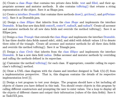 Solved B Create A Class Shape That Contains Two Private Chegg Com