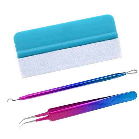 Diy Craft Tool Set Vinyl Weeding Tweezer Hook Loop Squeegee For Weeding