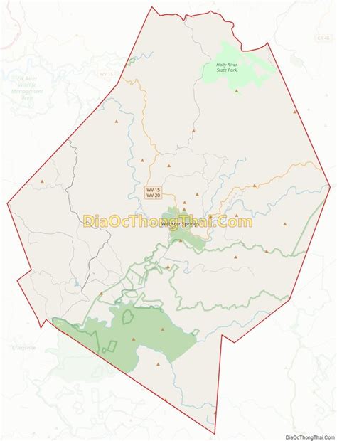 Map Of Webster County West Virginia Thong Thai Real