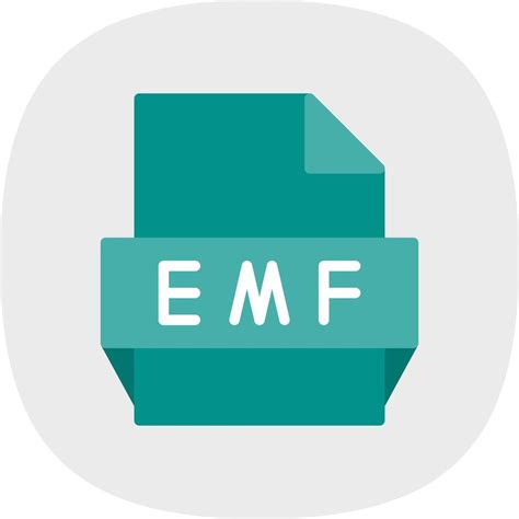 Emf File Format Icon 16904271 Vector Art At Vecteezy