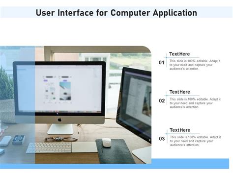 User Interface For Computer Application Ppt Powerpoint Presentation