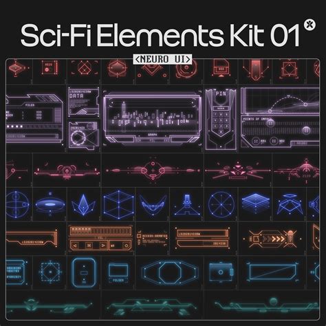 Neuro Ui Sci Fi Elements Kit Doron Supply Neuro Ui Sci Fi Elements Kit Doron Supply