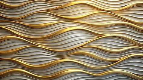 Gray Seamless Texture Wavy Background Interior Wall Decoration 3d