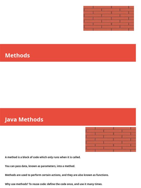 Understanding Java Methods And Parameters Pdf Parameter Computer