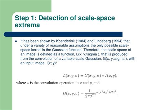 ppt distinctive image features from scale invariant keypoints david