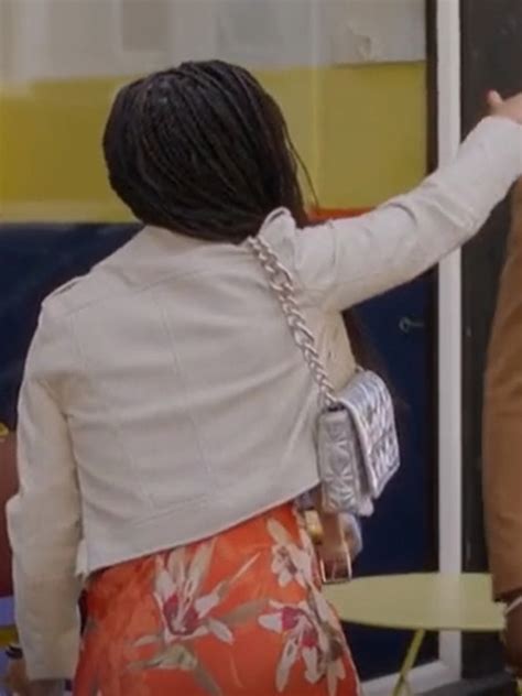 Dreamland Freema Agyeman White Jacket Hit Jacket