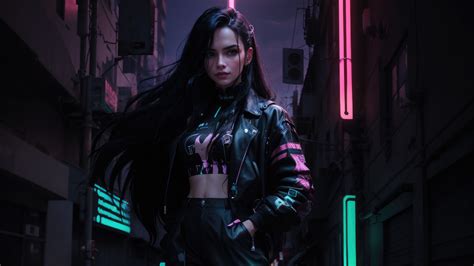 1920x1080 Cyber Girl Tale In A Scifi Universe Of Streets Laptop Full Hd