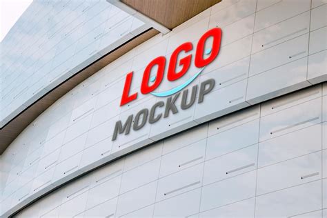 Premium Psd Branding Facade Mockup