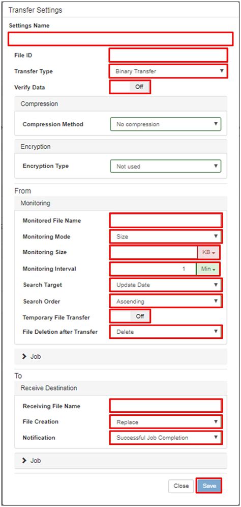 Official Creating Profiles And Transfer Settings
