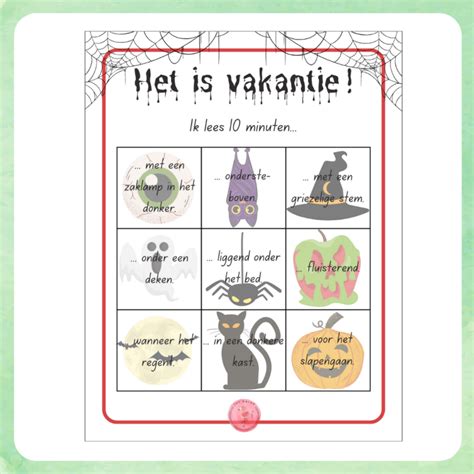 Leesbingos Juf Karen