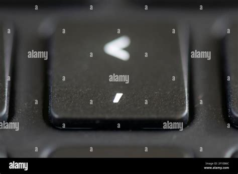 Comma And Angle Bracket Key On A Laptop Keyboard Stock Photo Alamy