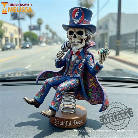 Grateful Dead Uncle Sam Bobble Buddy Edition Dashboard Bobblehead