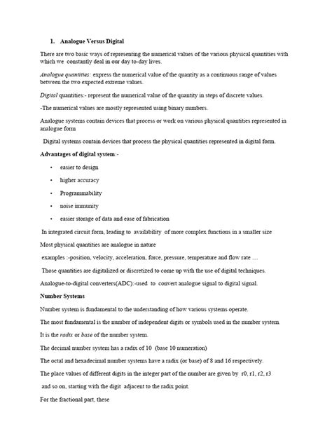 Analogue Versus Digital Pdf Logic Gate Boolean Algebra