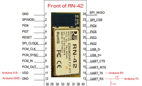 Digitalduino Arduino RN 42 Bluetooth Module