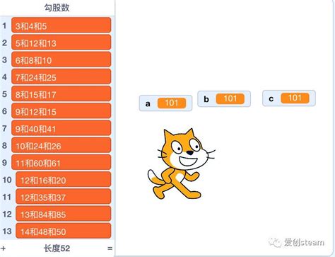 SCRATCH创意编程之五十集scratch算法学习之勾股数 少儿编程 SCRATCH创意编程之五十集scratch算法学习之勾股数 少儿编程