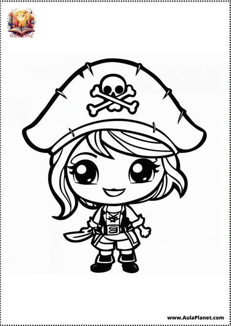 Dibujos De Piratas Kawaii Para Colorear Descarga Gratis