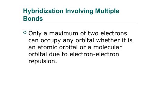 Hybridization Bonding Theory Lewis Bond Theory Ppt