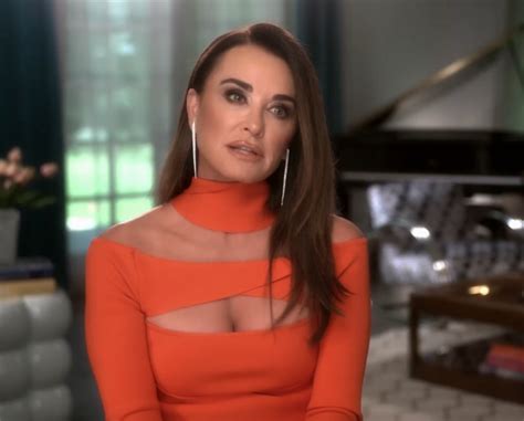 Kyle Richards Red Cutout Confessional Top