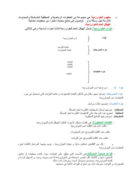 الخوارزميات pdf