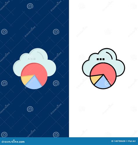 Reporting Cloud Data Science Cloud Science Icons Flat And Line