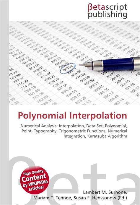 Polynomial Interpolation Amazon In Books