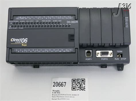 20667 Automation Direct Koyo Directlogic 06 Programmable Controller New D0 06dr J316gallery
