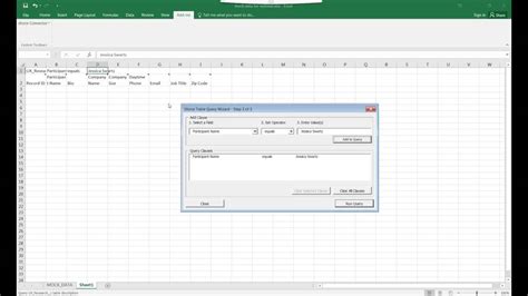 Salesforce Connector For Excel 2016 Tutorial Youtube
