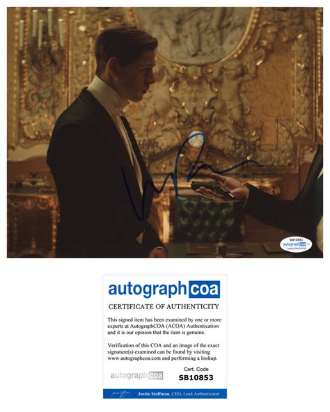 Harris Dickinson The Kings Man Signed Autograph 8x10 Photo Acoa Outlaw Hobbies Authentic