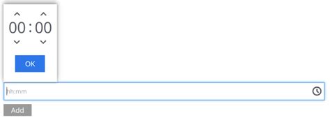 time input type enonic developer portal