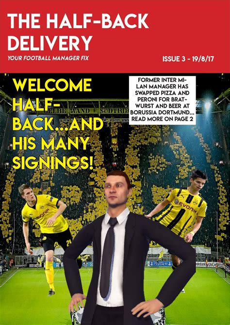 The Half Back Delivery Issue 3 Welcome Half Back The Half Back