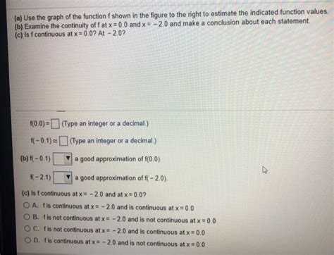 solved a use the graph of the function f shown in the