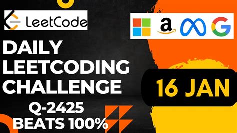 Daily Leetcode Challenge Jan 16 Beats 100 Bitwise Xor Of All
