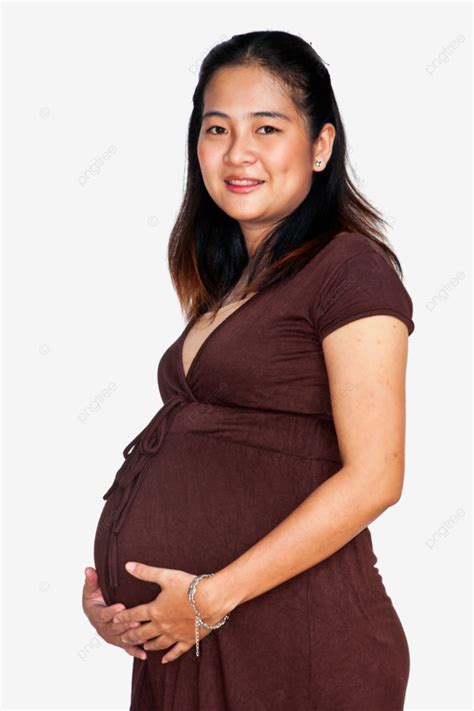 Beautiful Pregnant Mother To Be Female Plump Great Baby Birth Up PNG Transparent Image And