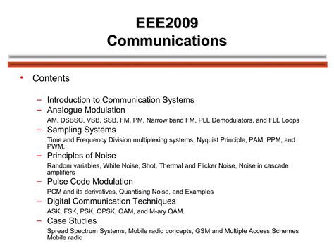 Introduction To Modulation And Demodulation Ppt