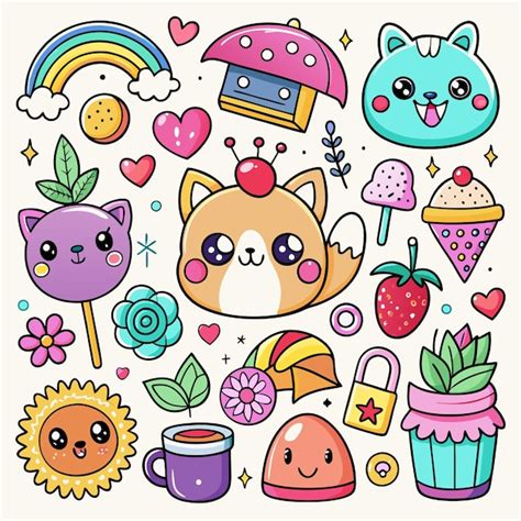 Premium Vector Cute Doodle