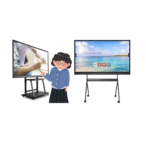 55657586inch Multimedia Digital Classroom Smart Teaching Board Lcd